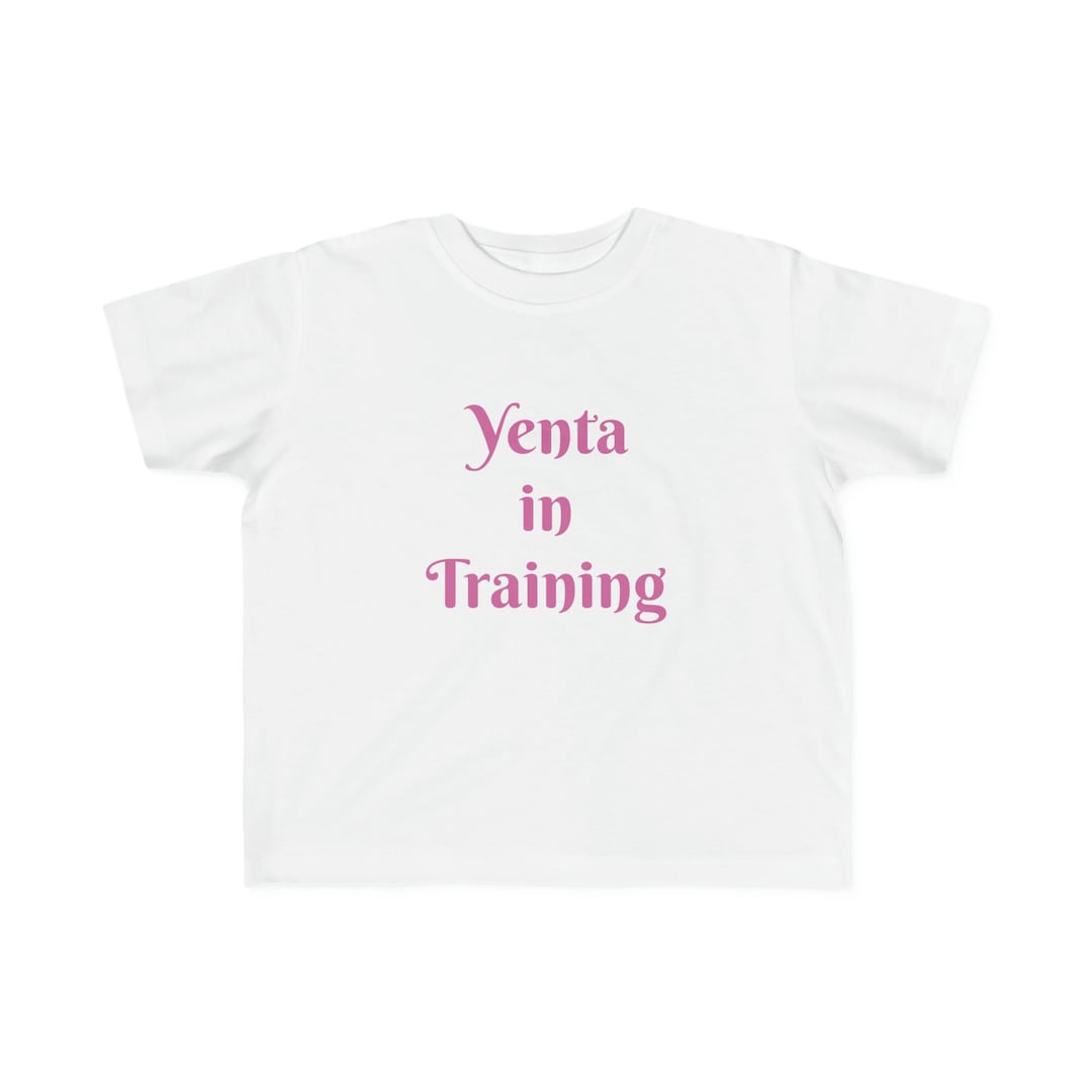Yenta in Training Yiddish Jewish Humor Toddler Girls Short - Etsy