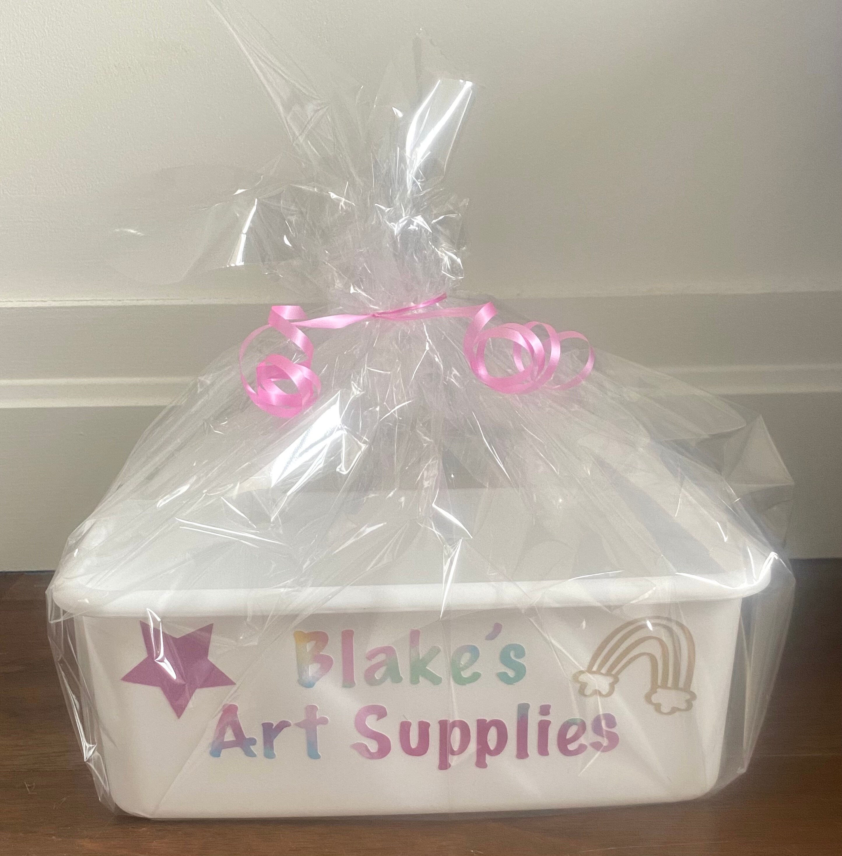 Personalized Art Supplies Organizer Kids Art Supply Caddy Kids ...