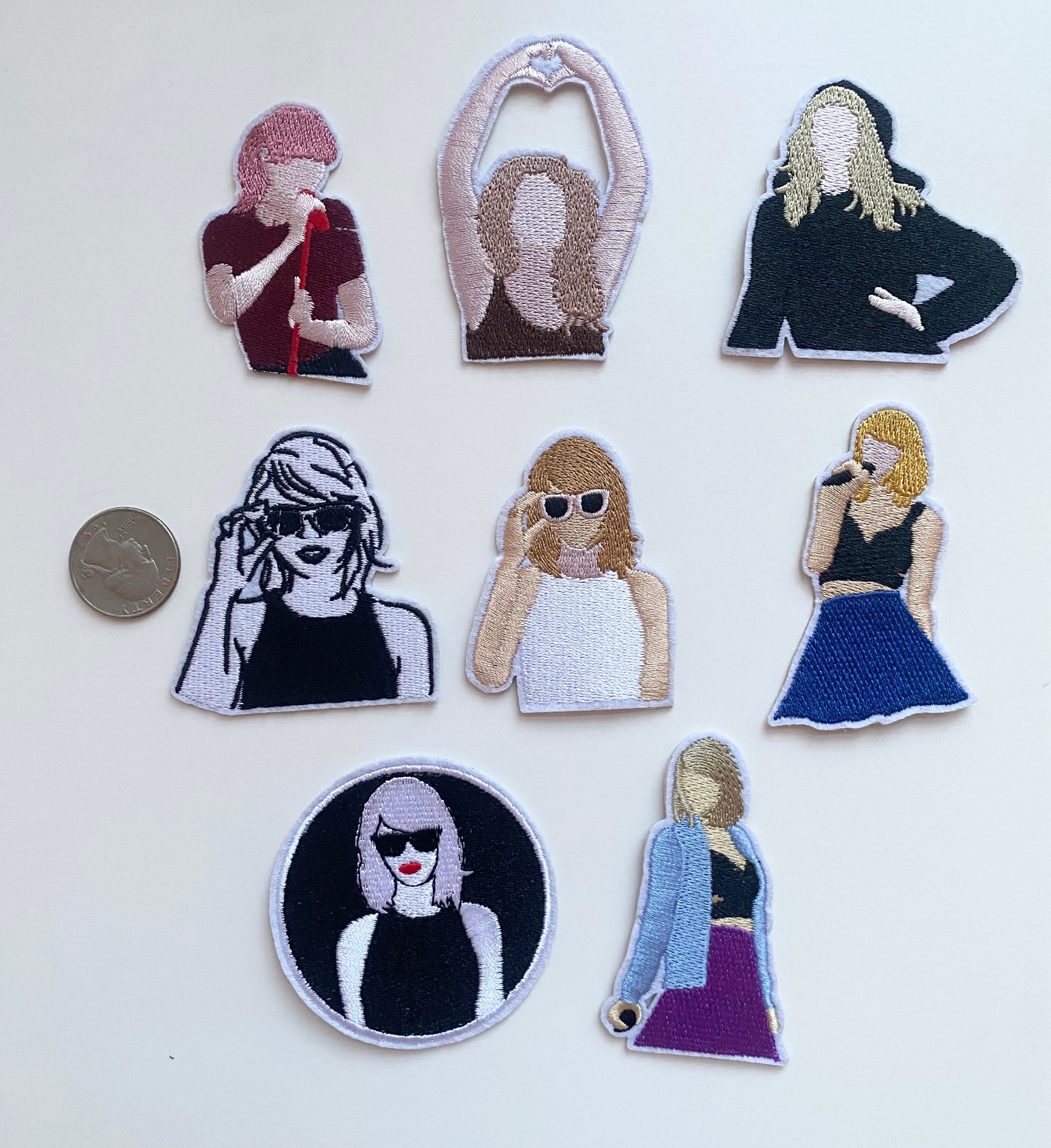 8 Taylor Swift Patches Swiftie Gift Taylor Swift Iron on Patch - Etsy