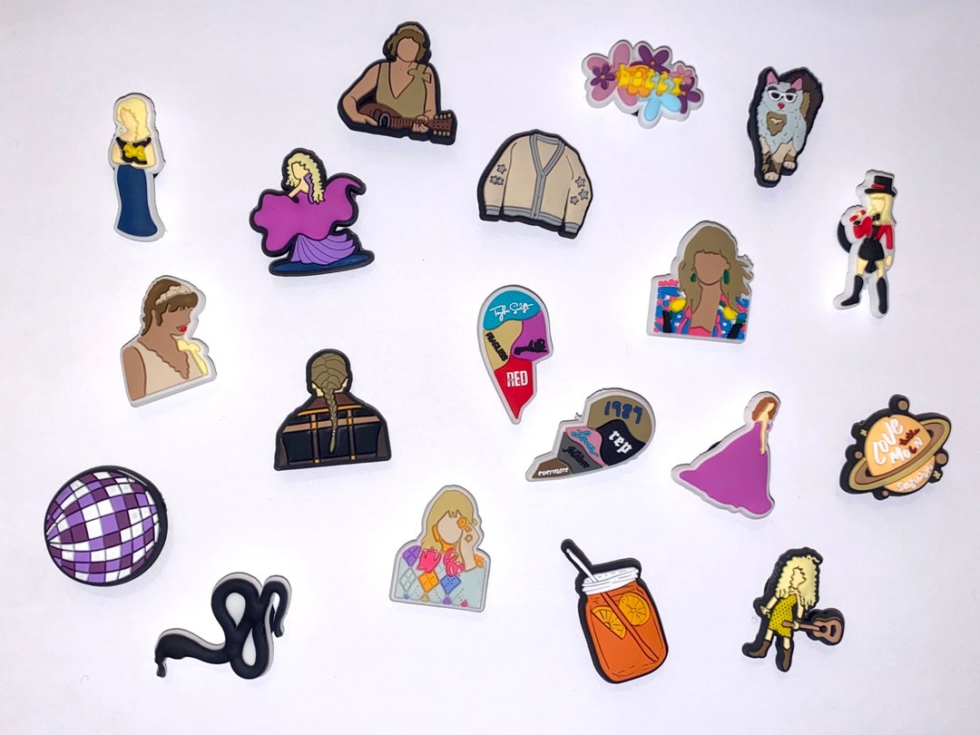 19 Taylor Swift Shoe Charms Croc Accessories Swiftie Merchandise Taylor ...