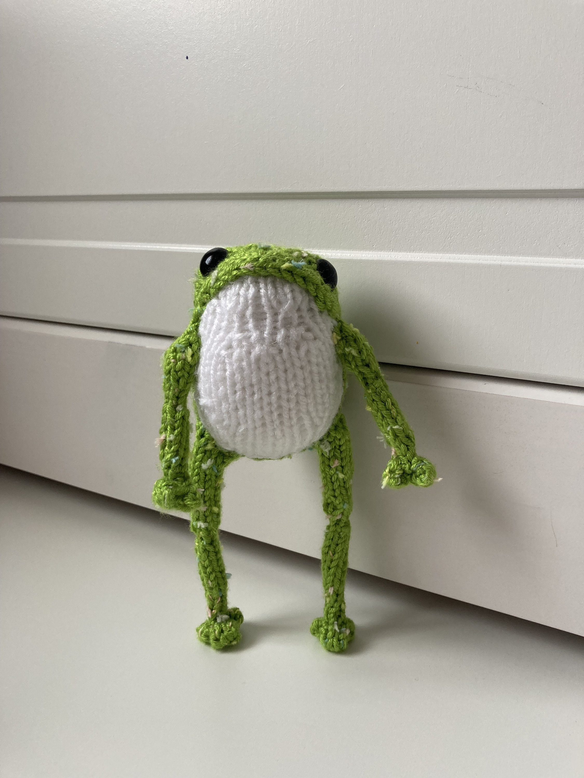 Hand Knitted Frog Doll Stuffed Animal Plushie - Etsy
