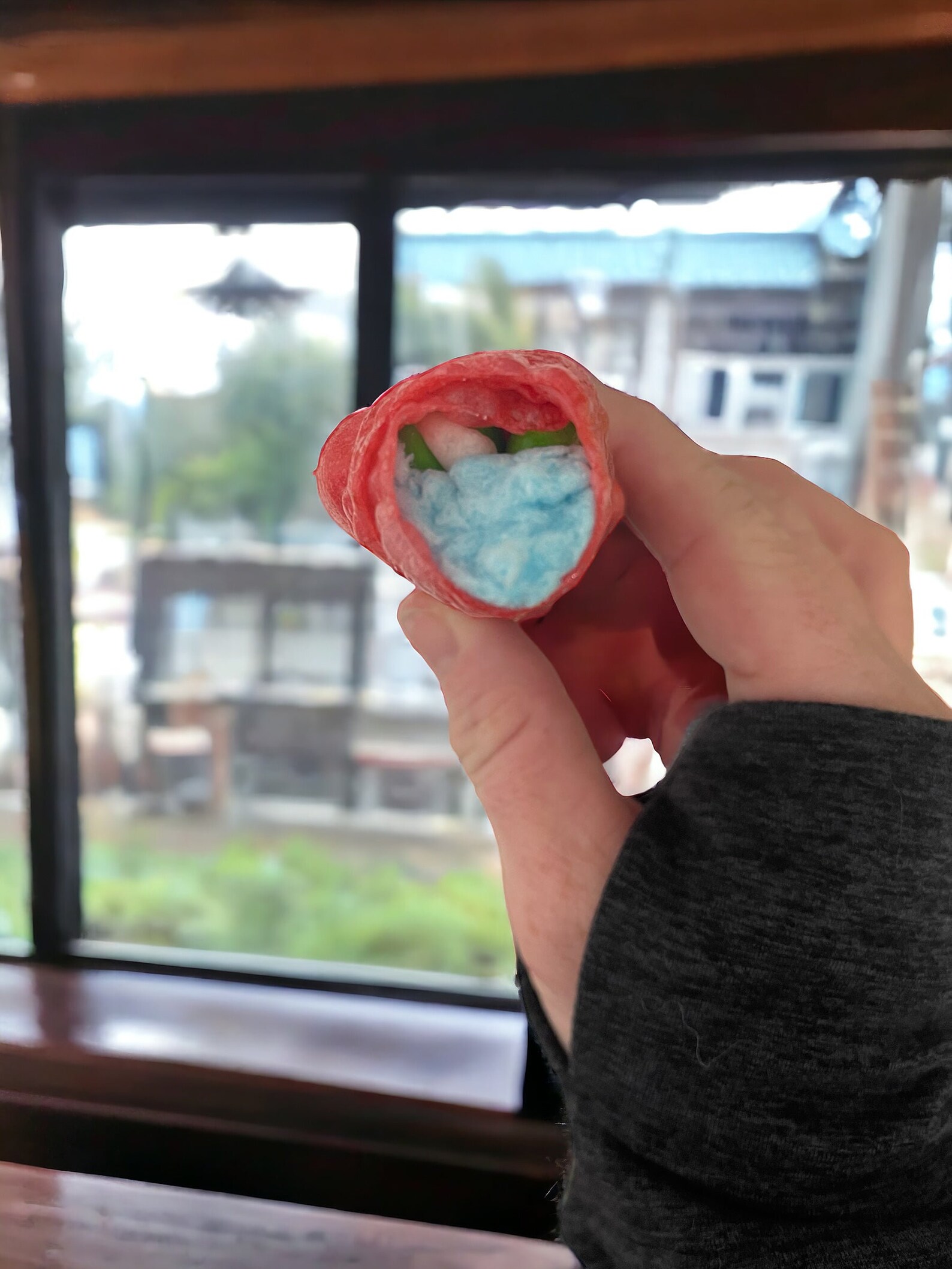 Freeze Dried Fruit Rollie Stuffed With Cotton Candy and Ittles - Etsy