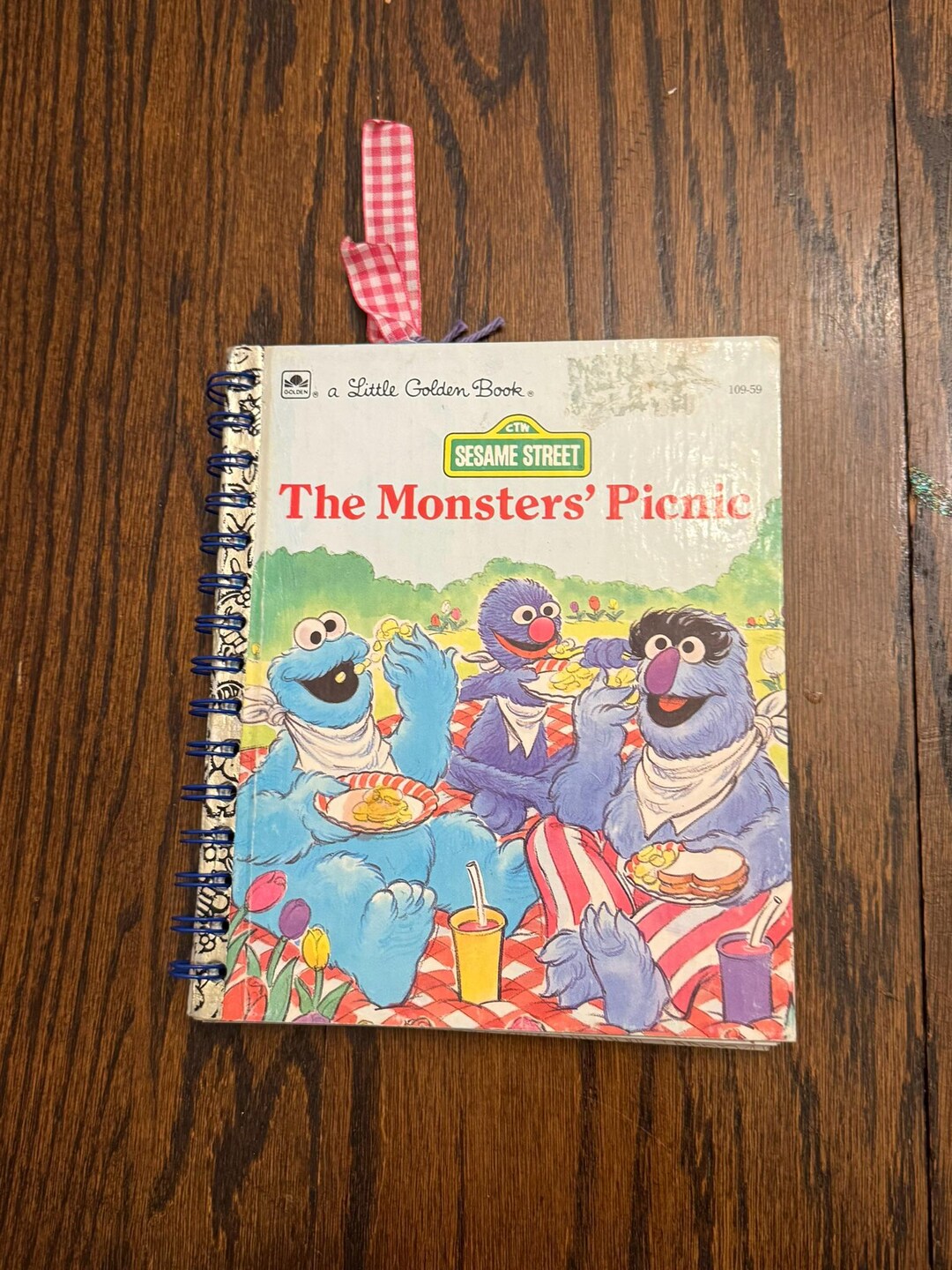 The Monster's Picnic Sesame Street Little Golden Book Journal - Etsy