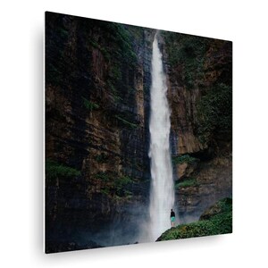 Chasing Waterfalls Vertical Metal Art - Etsy