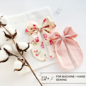 Christmas Bow Sewing Pattern PDF Do It Yourself Sailor Bows in 3 Sizes ...