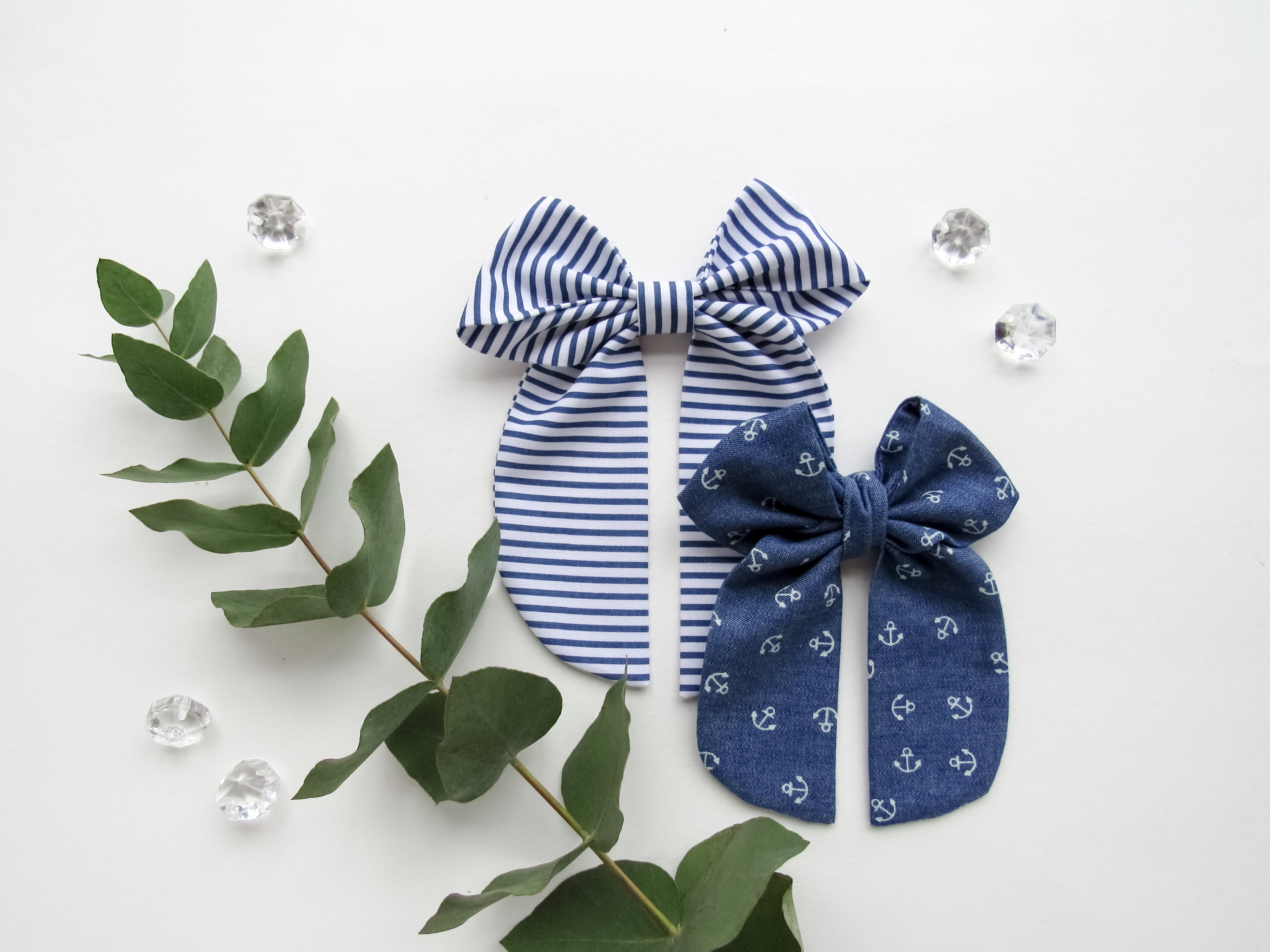 Christmas Bow Sewing Pattern PDF Do It Yourself Sailor Bows in 3 Sizes Beginner Sewing Pattern ...