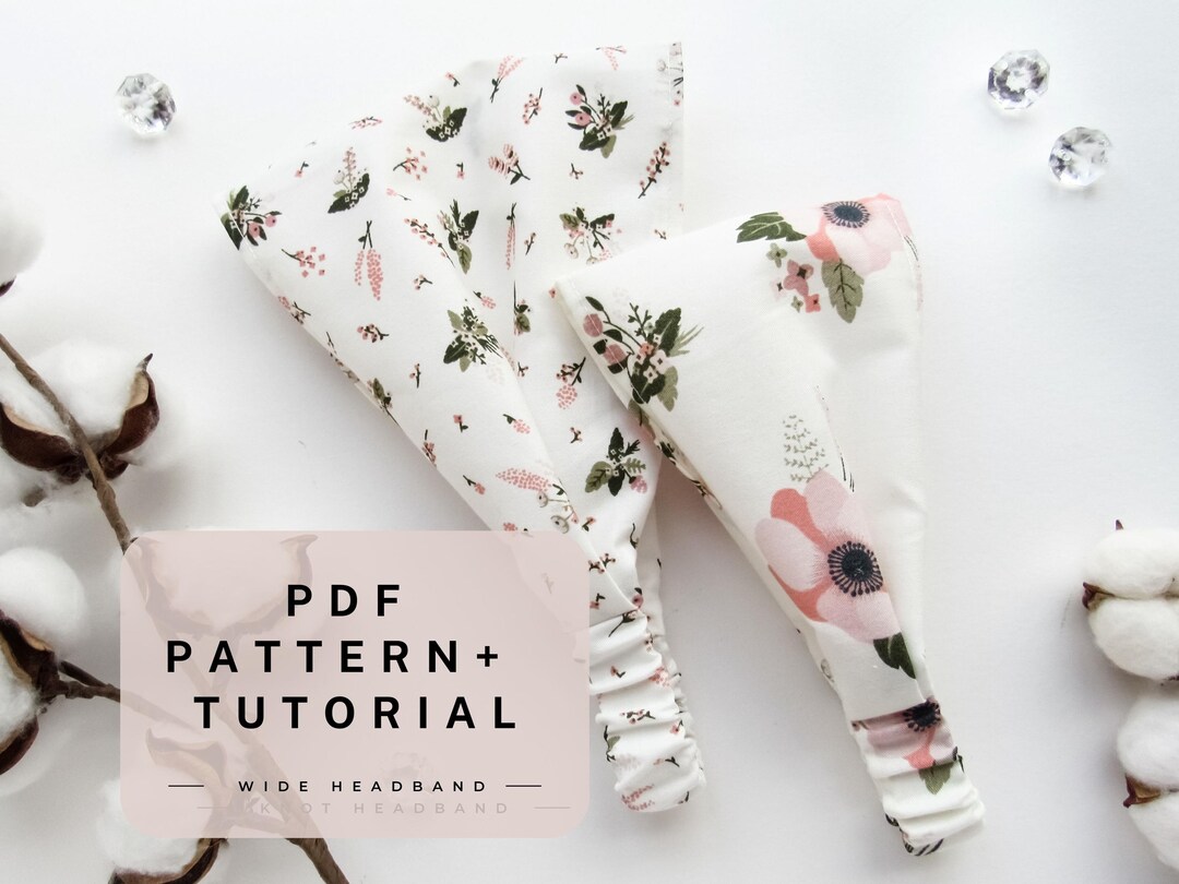 Headband Sewing Pattern: Adult-baby Sun Kerchief DIY (PDF Download) - Etsy