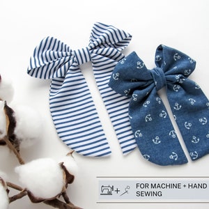 Sailor Bow Sewing Pattern PDF: DIY Hair Bows (3 Sizes) - Etsy