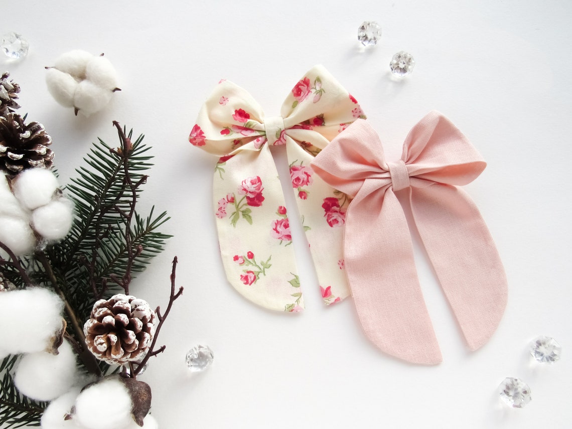 Hair Bow Pattern Pdf , Do It Yourself Sailor Bow , Beginner Sewing ...