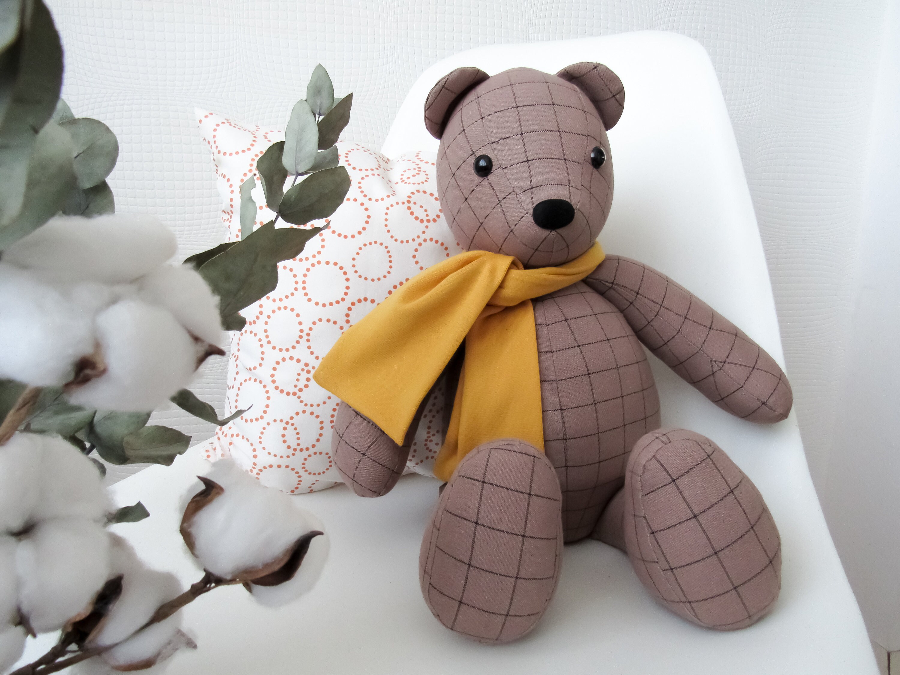 Memory Teddy Bear Sewing Pattern Pdf Memory Bear Template Tutorial ...