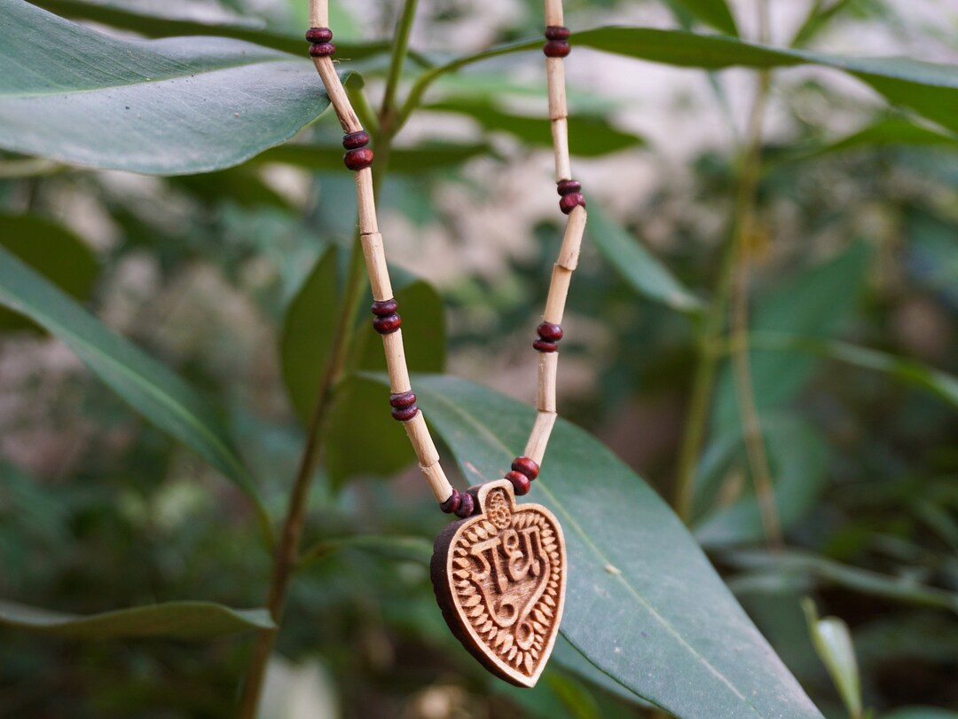 100 % Natural Handmade Tulsi Prayer Necklace , Tulasi Beads Rosary ...