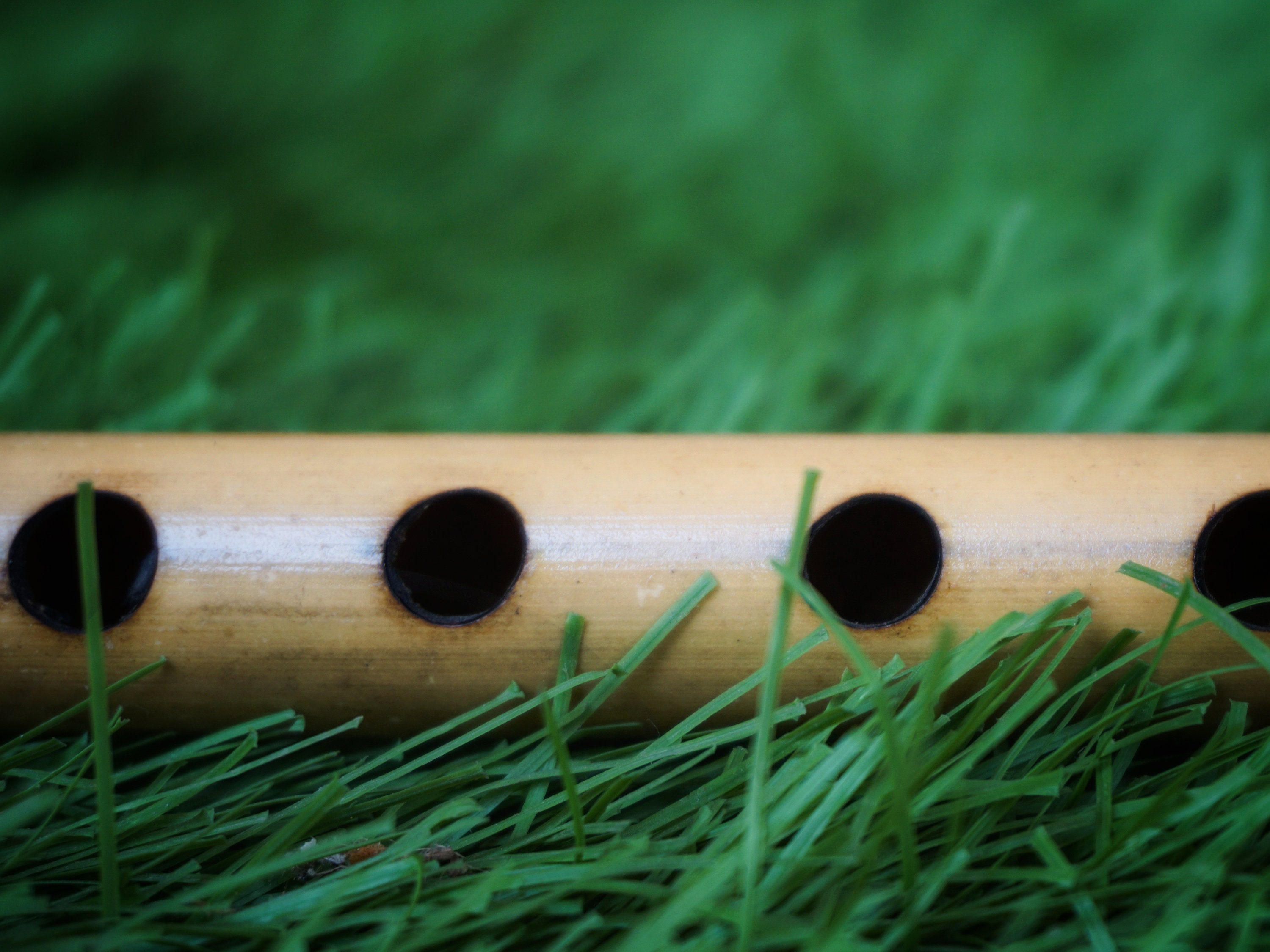 Handmade Traditional Indian Bamboo Flute, Bansuri, Hand Held Wind ...