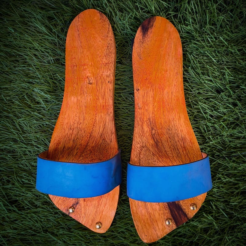 Wooden Sandals - Etsy