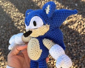 Crochet Sonic the Hedgehog - Etsy