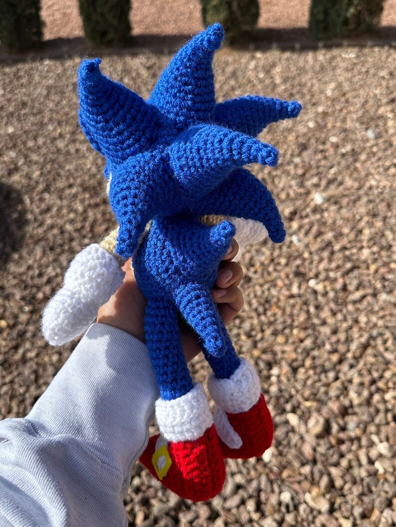 Crochet Sonic the Hedgehog - Etsy