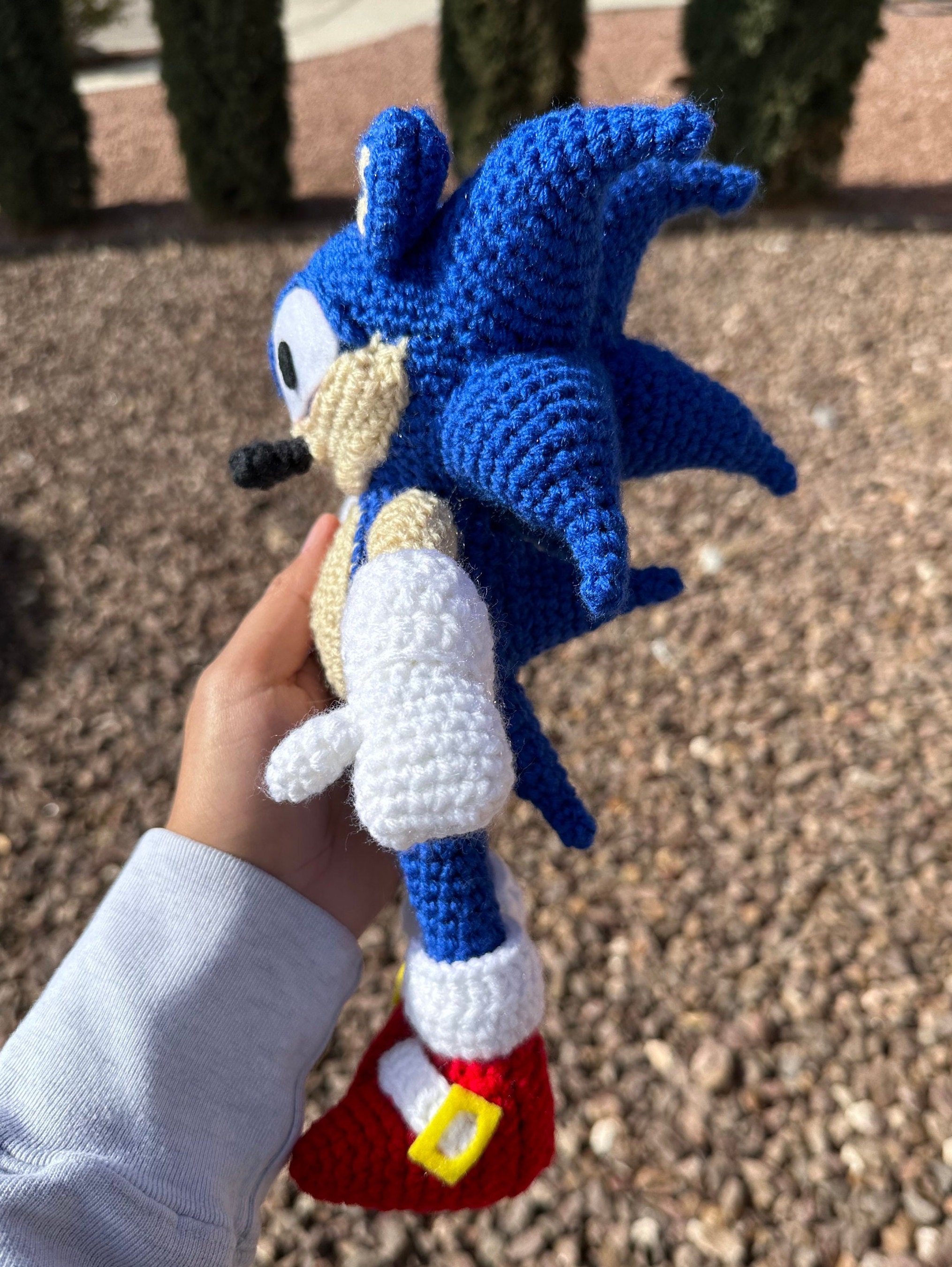 Crochet Sonic the Hedgehog - Etsy