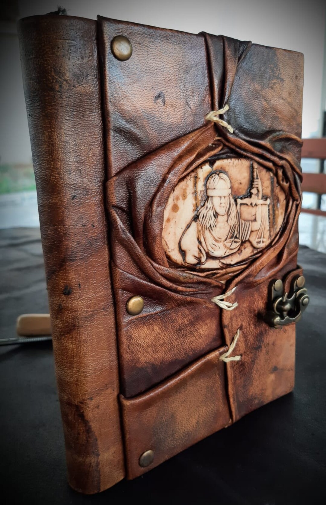 The Medium Personalized Hobbit Style Genuine Leather / Journal / Diary ...