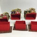 Set of 5 Vintage Putz Style Sequined House Boxes - Etsy