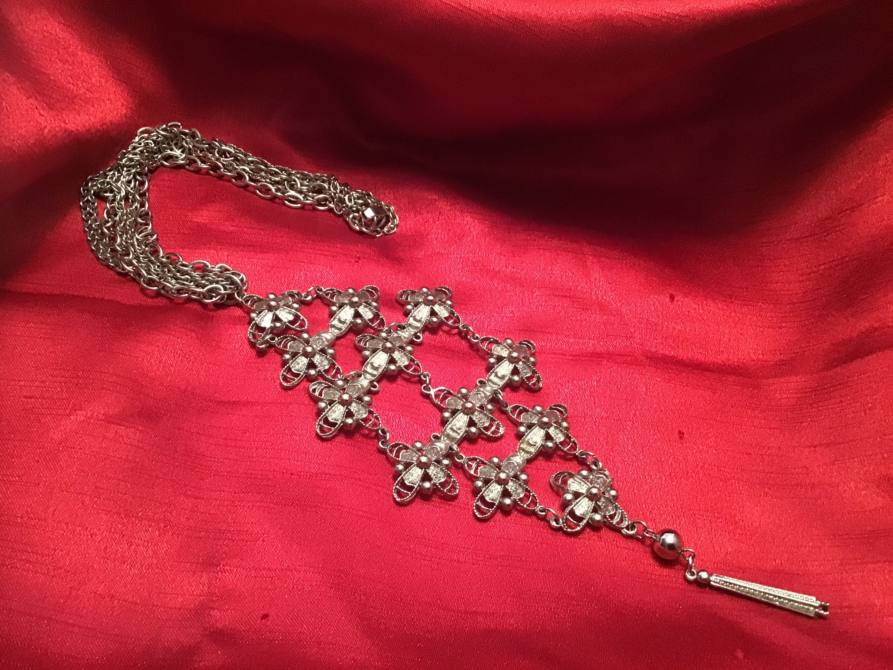 Stunning Vintage Large Open Pendant Design Silvertonenecklace - Etsy