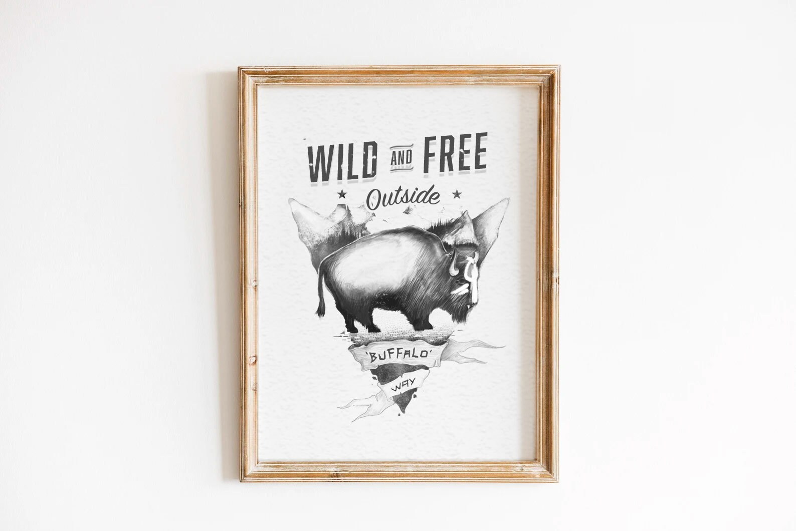 Buffalo Png, Bison Png, Paper Craft, Printable Wall Art, Bison Clip Art ...