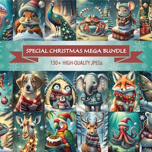 Special Christmas Mega Bundle, 130 High-quality Prints, Christmas ...