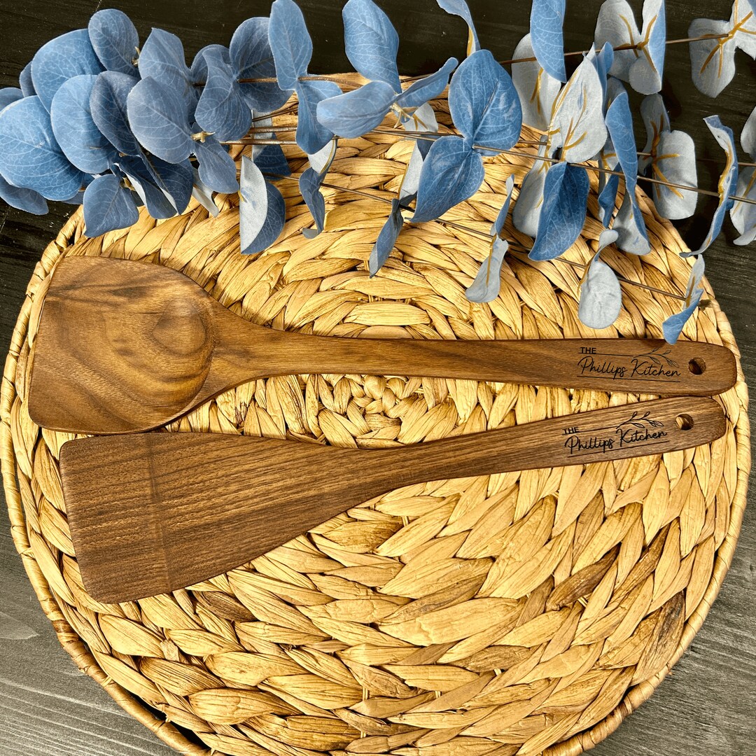 Personalized Wooden Spatula, Housewarming Gift, Wedding Gift ...