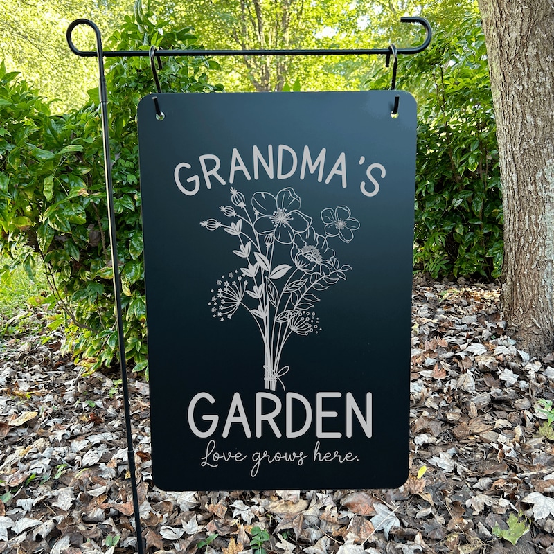 Flower Garden Sign - Etsy