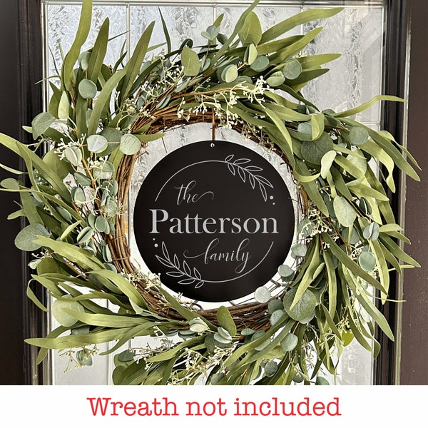 Family Name Wreath - Etsy
