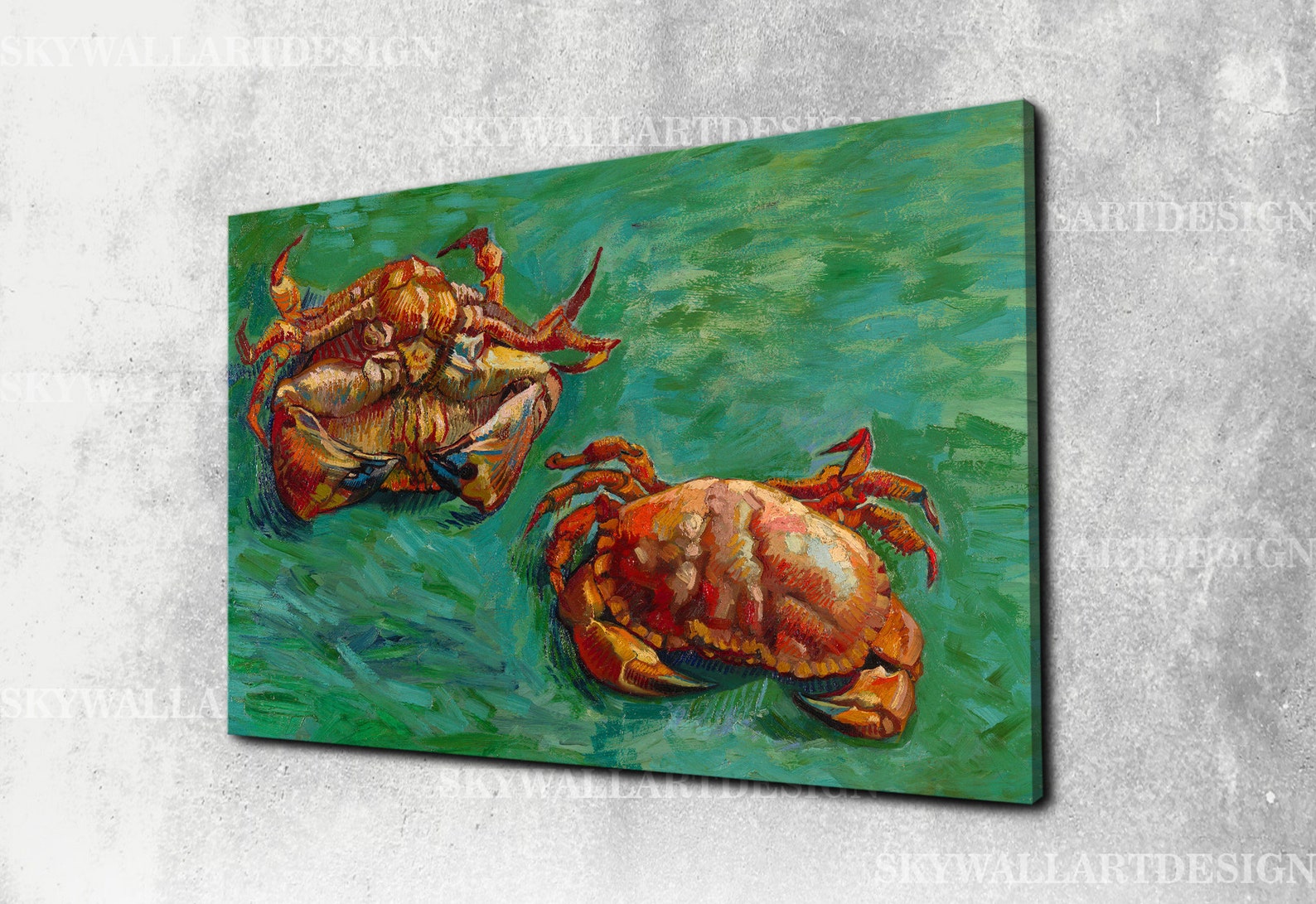 Vincent Van Gogh Two Crabs,van Gogh Canvas,fine Art Print,van Gogh ...