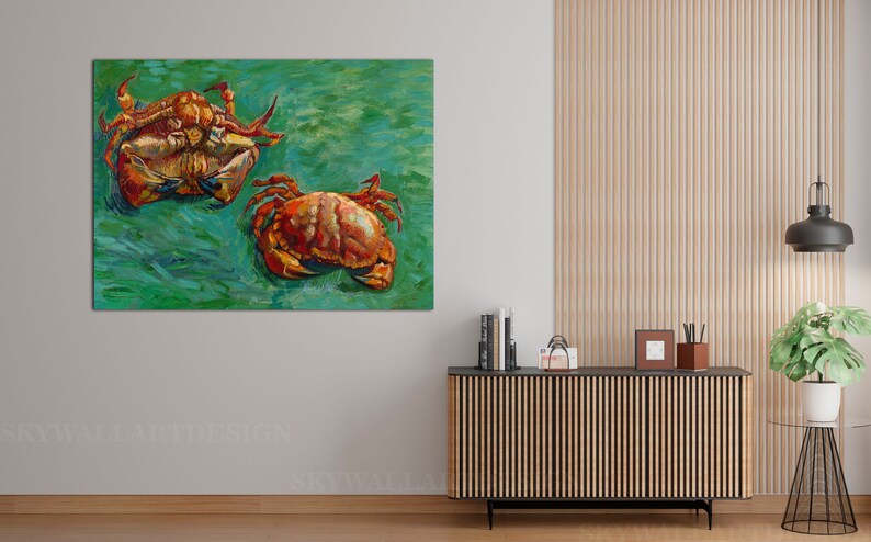 Vincent Van Gogh Two Crabs,van Gogh Canvas,fine Art Print,van Gogh ...