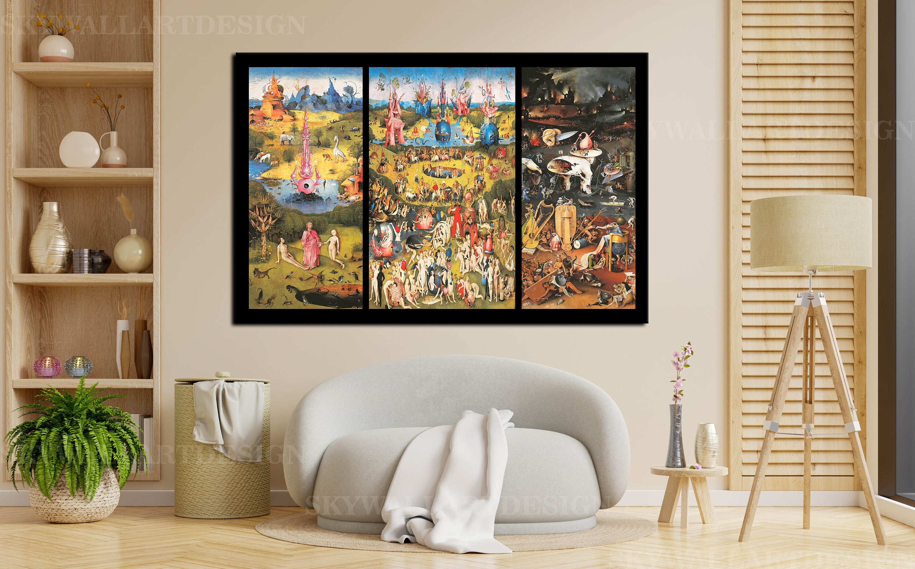 Hieronymus Bosch, Garden of Earthly Delights, Bosch Canvas Painting ...