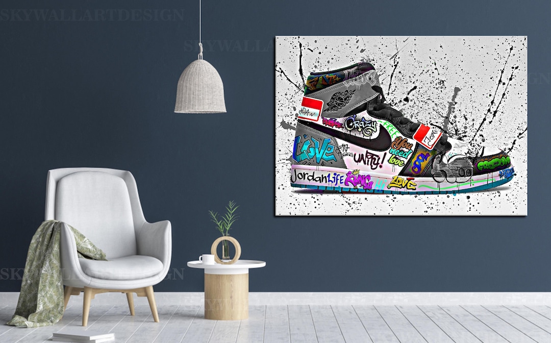 Shoes Graffiti Art, Digital Shoes, Style Jordan Art, Jordan Shoes, Hype ...