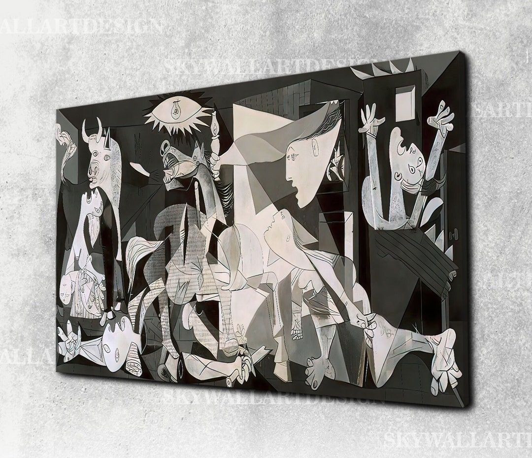 Guernica Pablo Picasso, Reproduction Artwork, Guernica Art Canvas ...