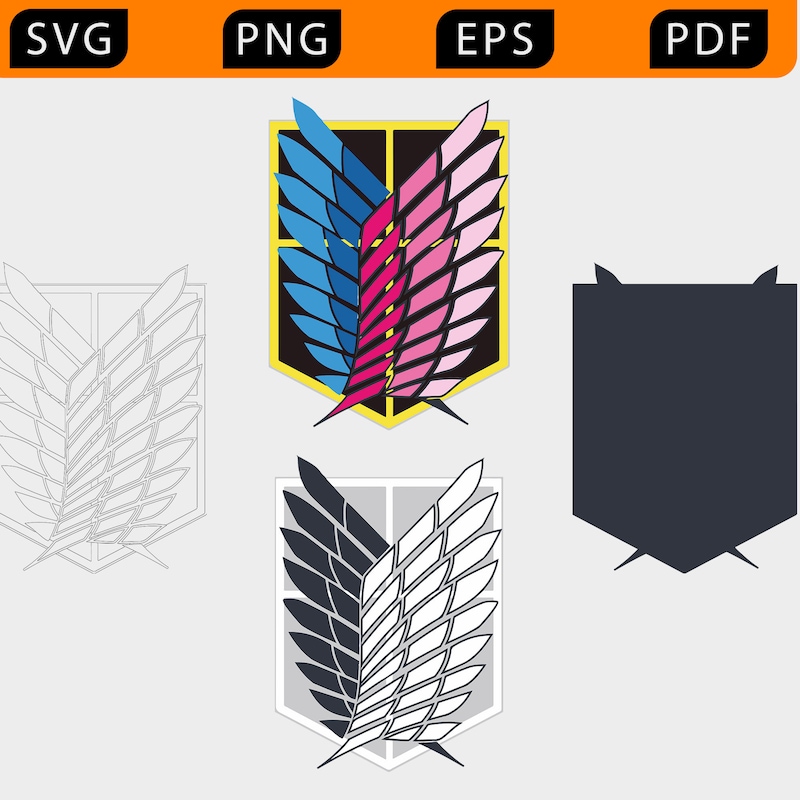 Attack on Titan Scout Regiment Logo - Etsy