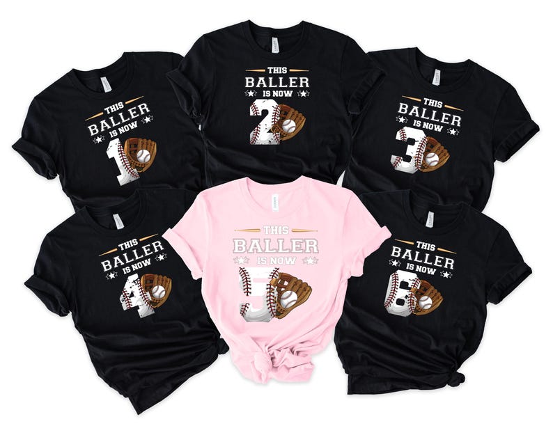 Baseball Birthday PNG Bundle – Baller Design (digital Download) - Etsy