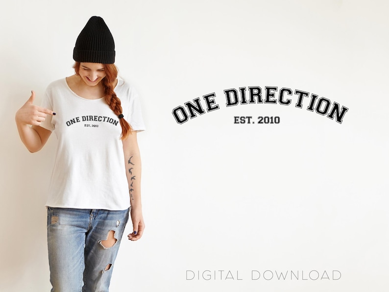 One Direction PNG SVG Bundle, 1D Logo, Shirt Design (digital Download ...