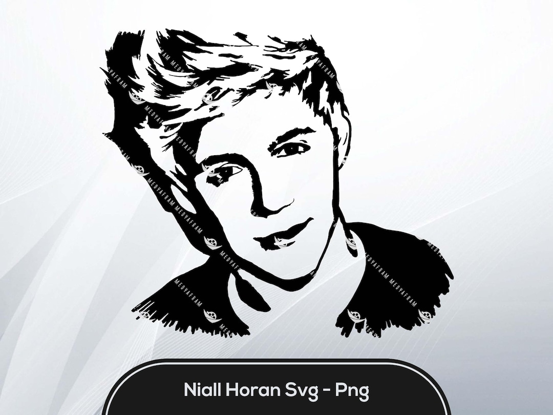 Niall Horan SVG PNG, One Direction SVG, Fan Art Clipart, Digital ...