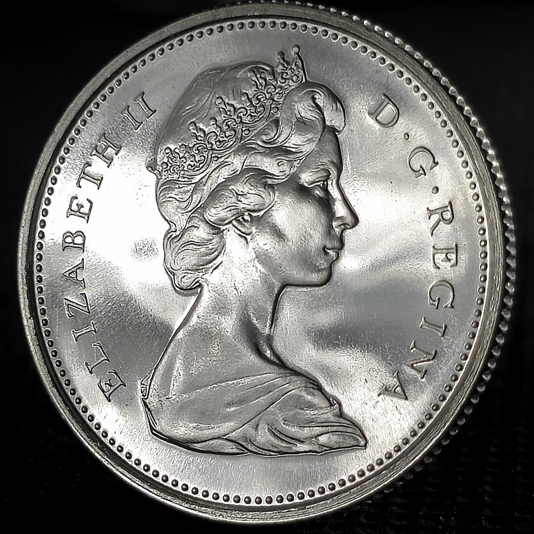 Uncirculated proof-like 80% Silver Canada Quarter .800 Fine Silver Coin ...