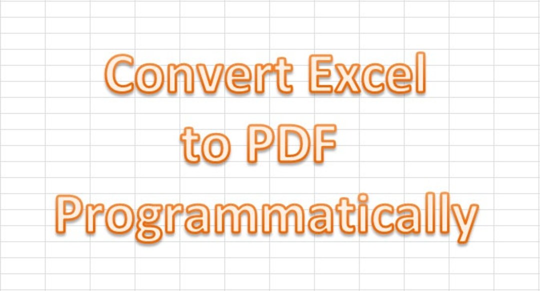 Convert Each Excel File Found In A Selected Folder To PDF Etsy