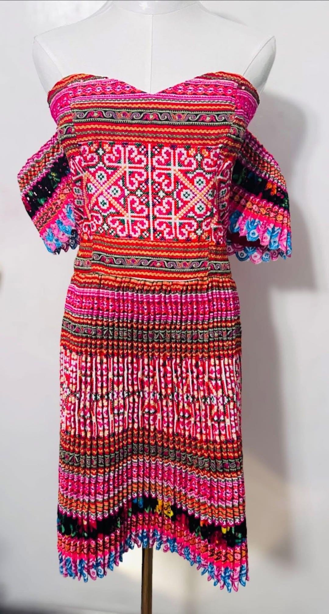 Vintage Hmong Suav Dress - Etsy