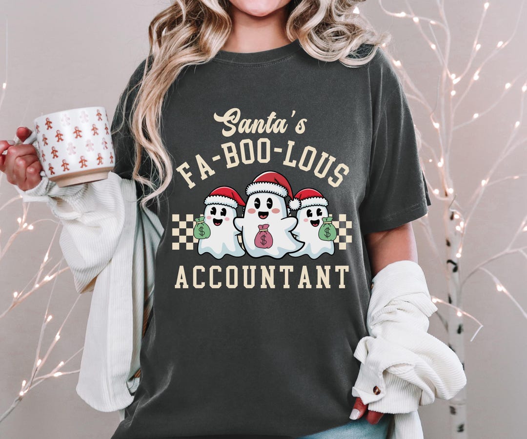 Christmas Accountant Shirt, Holiday Accounting Tee, Festive CPA Apparel ...