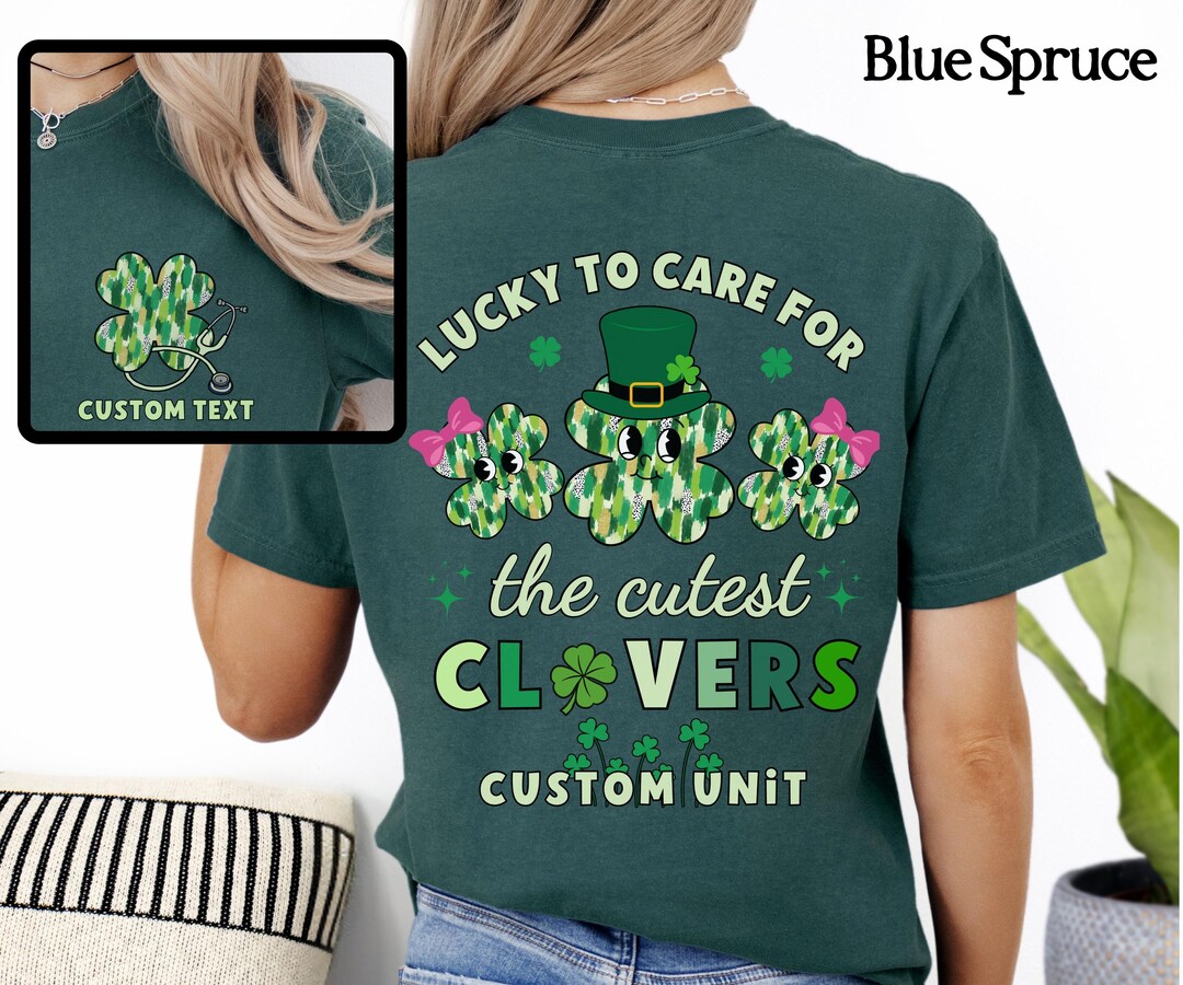 Pediatric Nurse St Patrick's Day Peds T-shirt Custom RN Unisex Tee St ...