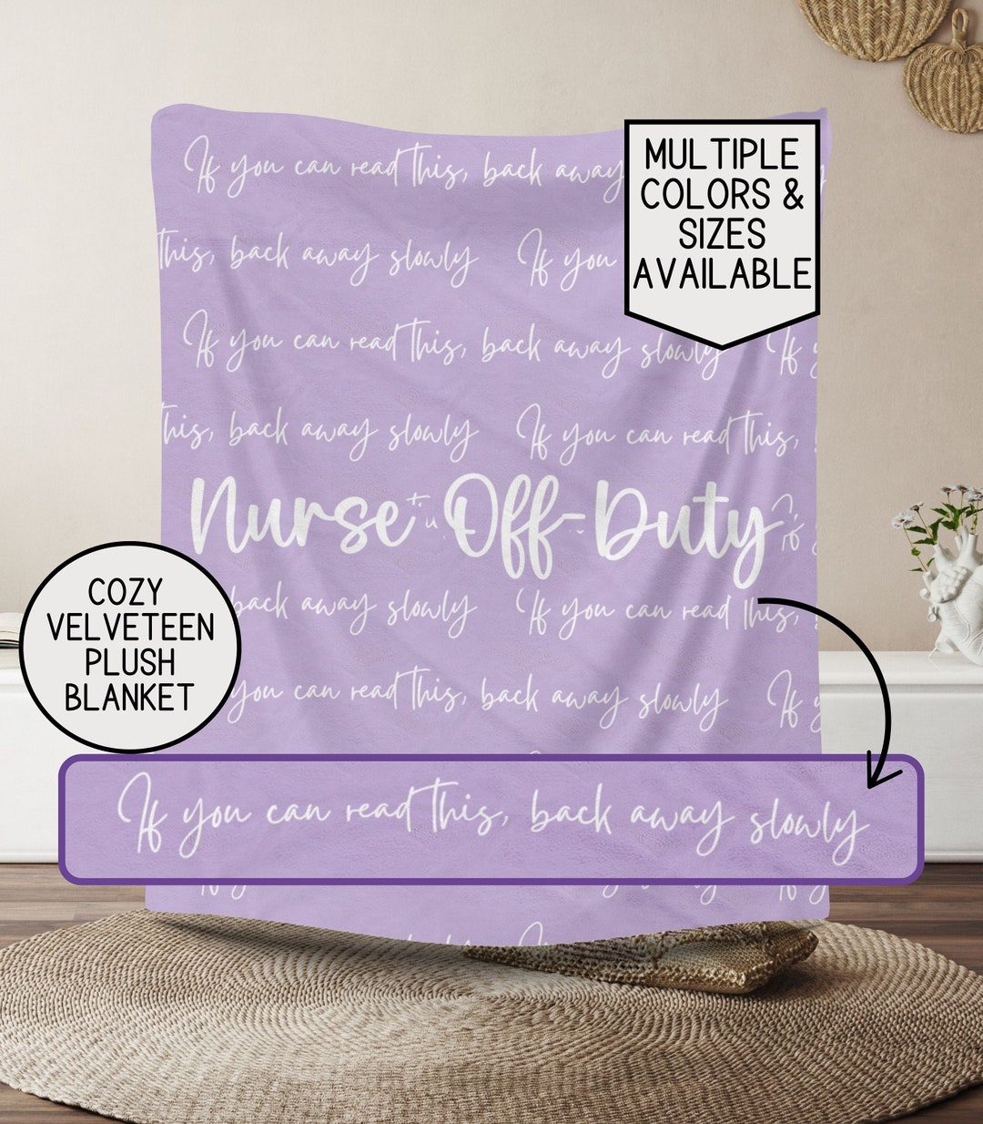 Personalized Nurse Gifts for Graduation Blanket Custom Nurse Gift New ...