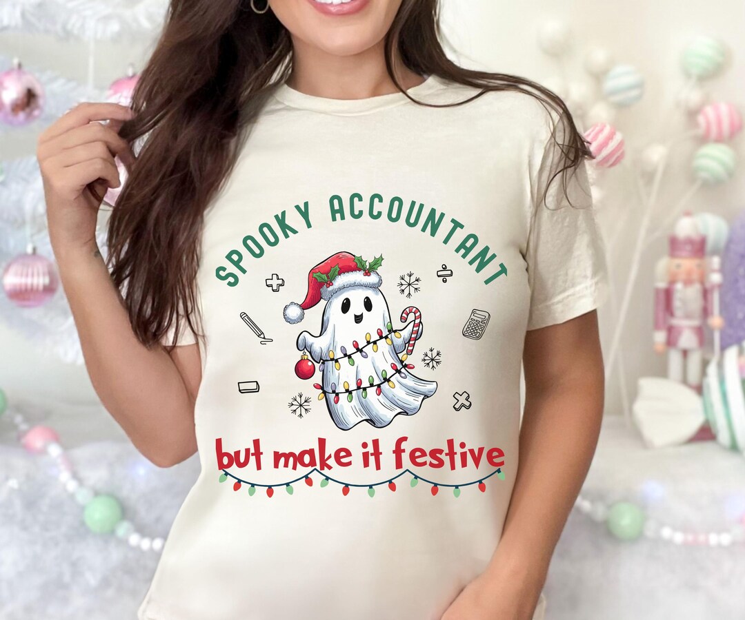 Christmas Accountant Shirt, Holiday Accounting Tee, Festive CPA Apparel ...