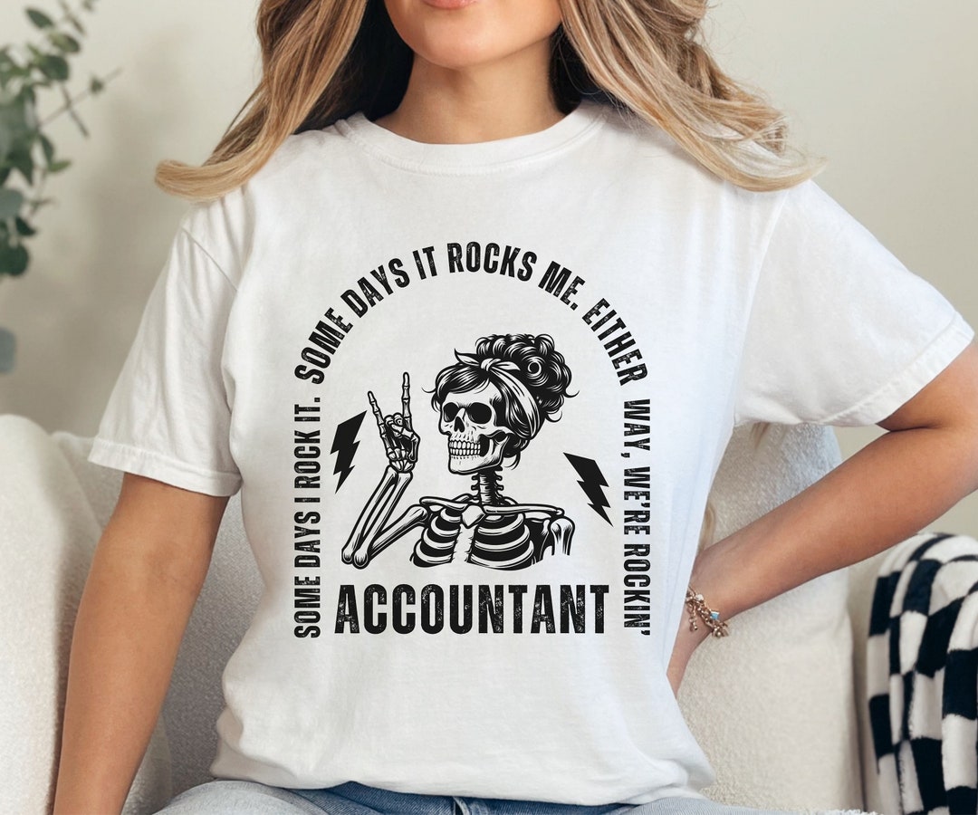 Accountant Shirt Gift for Men Women Tax Season, CPA Auditor Bookkeeper ...