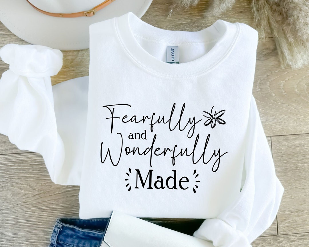 Wonderfully Made PNG, Inspirational Png Religious Quote, Christian ...