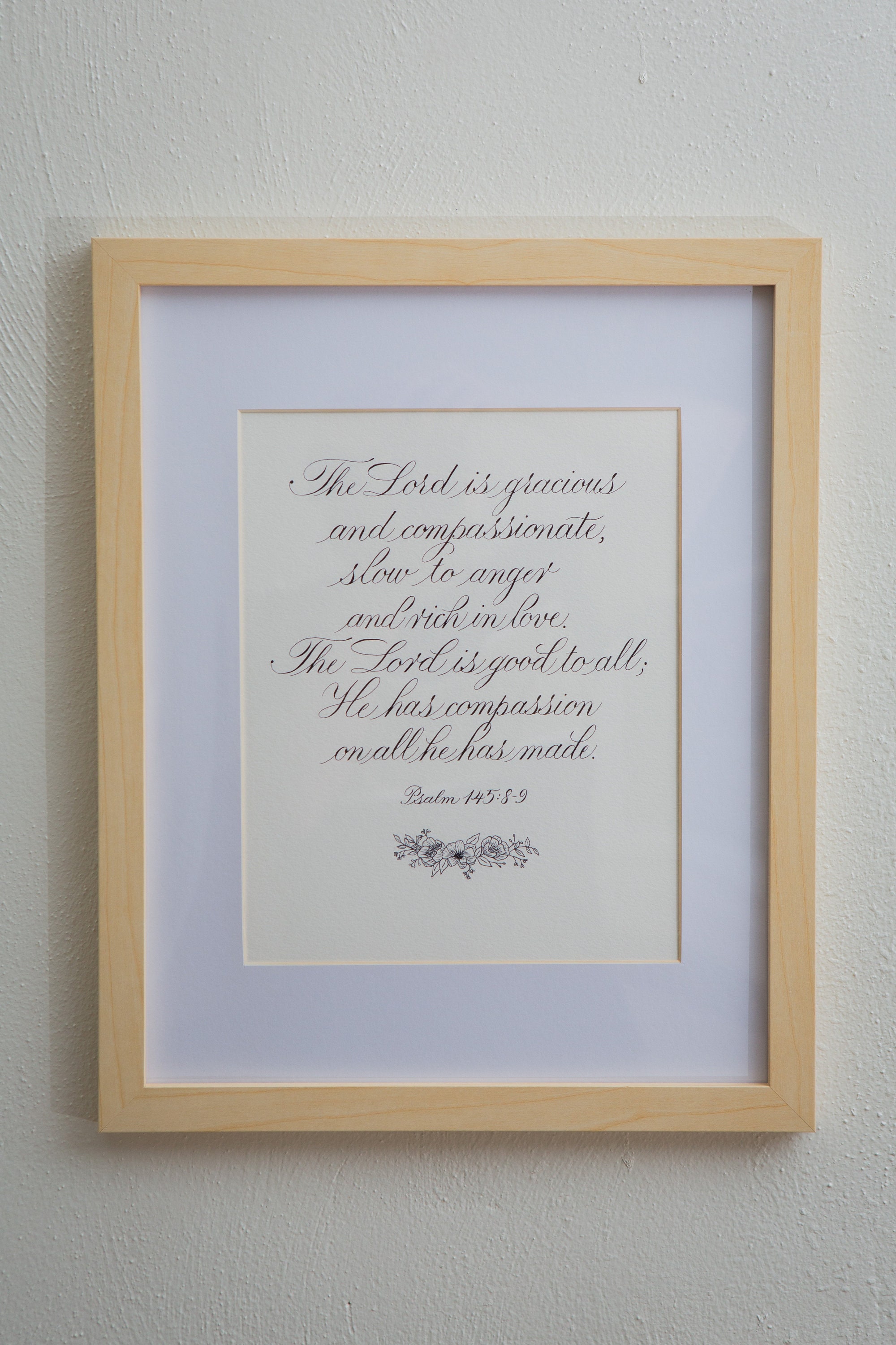 Custom Handwritten Copperplate Calligraphy Quote, Bible Verses, Song ...