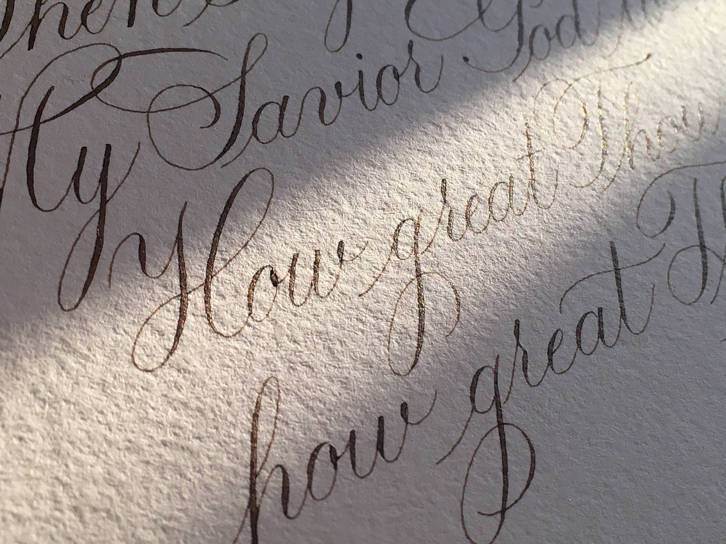 Custom Handwritten Copperplate Calligraphy Quote Bible - Etsy