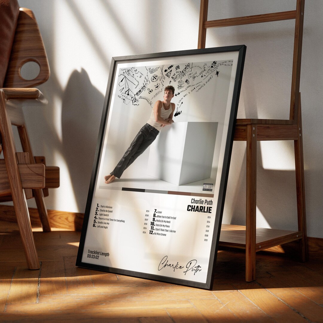 Charlie Puth Charlie Album Art Poster Custom Poster - Etsy