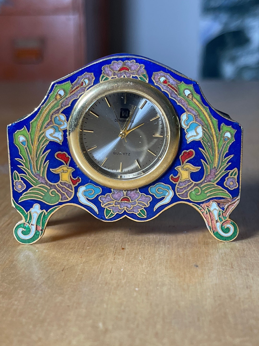 Small Chinese Antique Standing Clock - Etsy